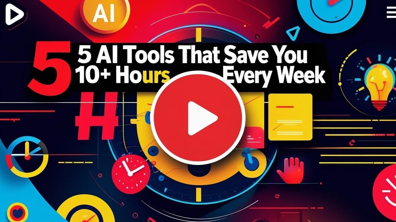 5 AI Tools That Save You 10+ Hours Every Week - YouTube