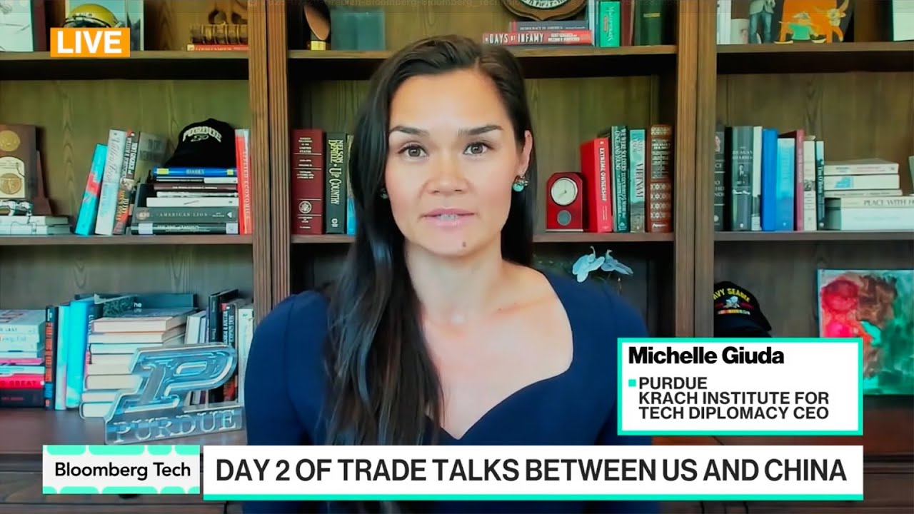 Michelle Giuda Discusses US-China Trade Talks on Bloomberg TV - YouTube
