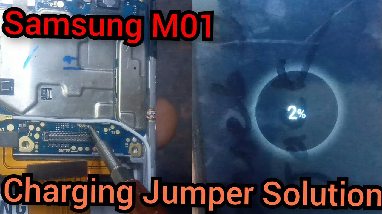 Samsung M01 Charging problem Solution | Samsung m01 charging jumper ...