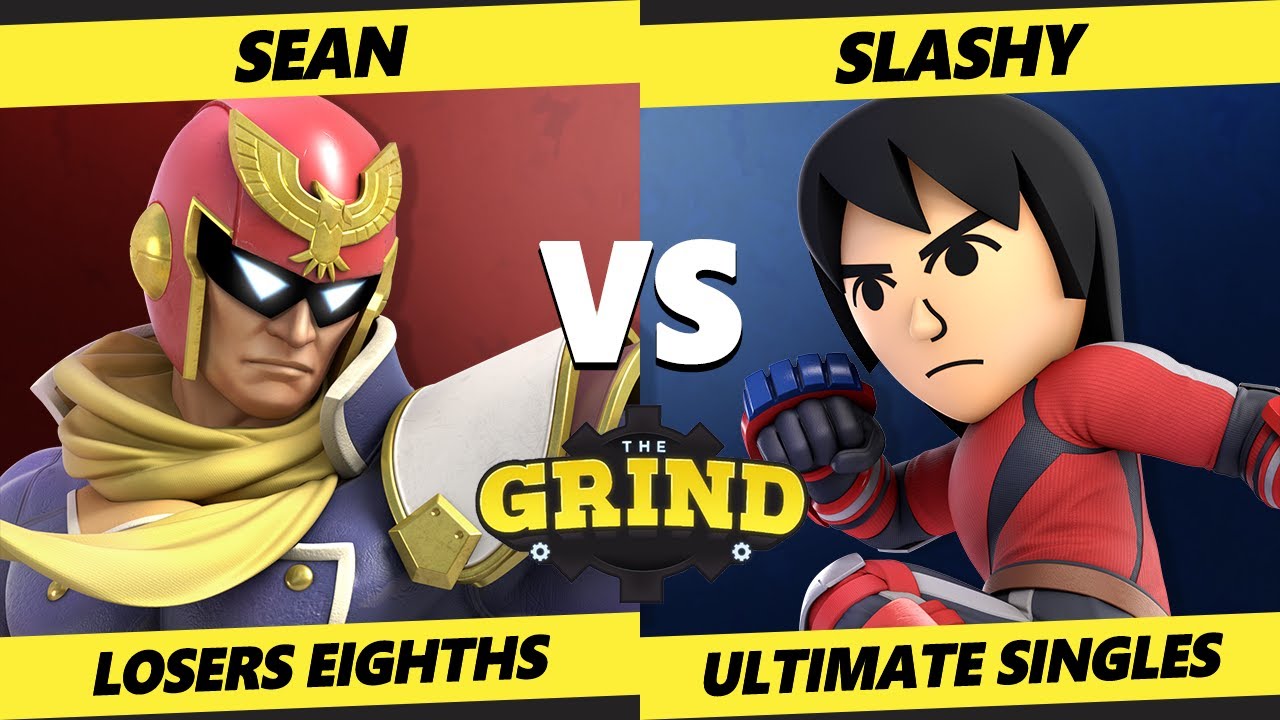 The Grind 179 Top 8 - Sean (Captain Falcon) Vs. SLASHY (Mii Brawler ...