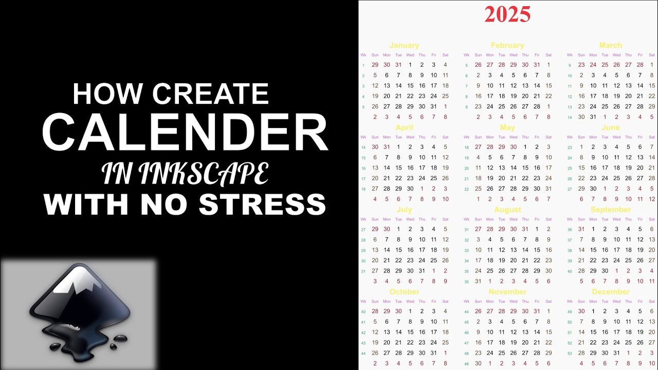 Inkscape Calendar Tutorial: Create Stunning Layouts with Ease - YouTube
