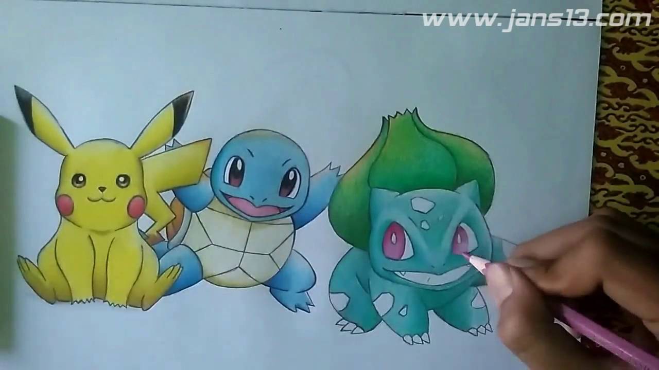 drawing pokemon part 2 - YouTube
