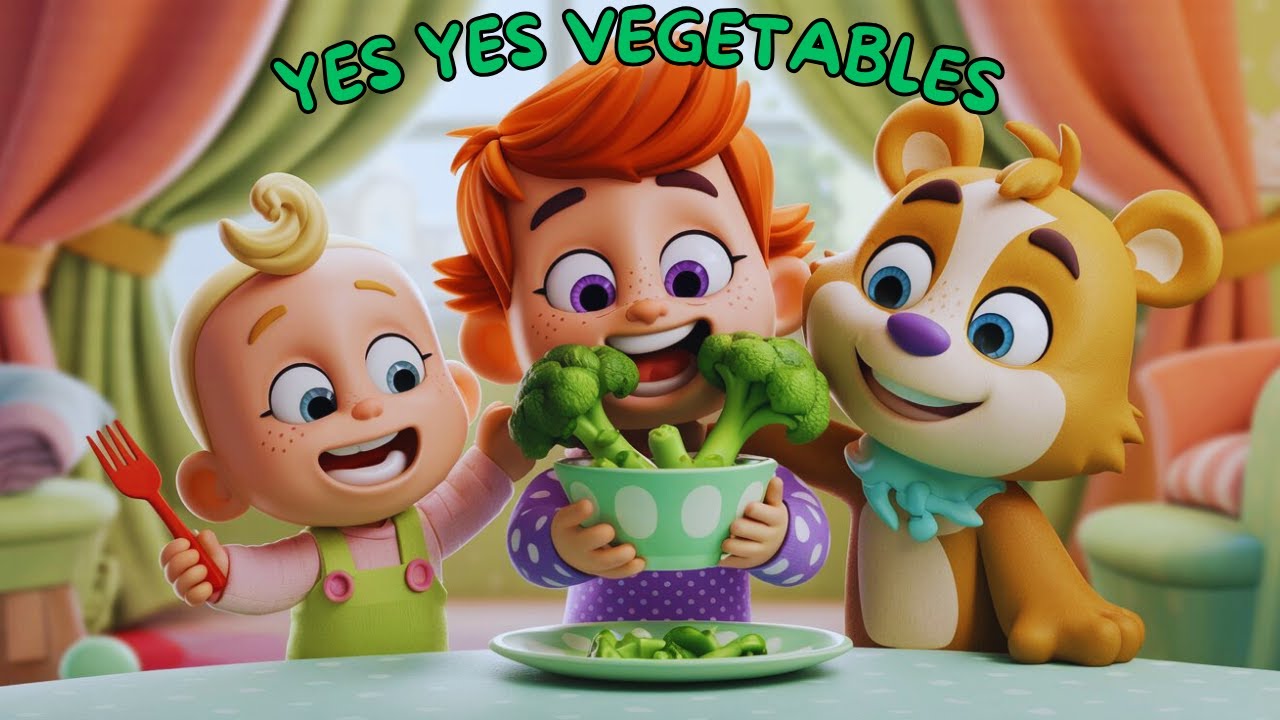 Yes Yes Vegetables Song! Fun & Educational 3D Animation 🎶👶 - YouTube