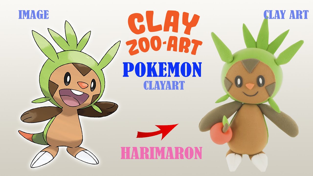 Pokémon Figures Making HARIMARON | Clay Art - YouTube