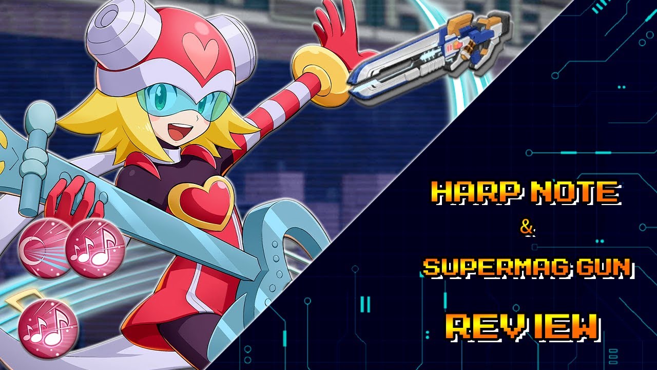 ¿QUÉ TAL ES HARP NOTE Y LA SUPERMAG GUN? | MEGAMAN X DIVE - YouTube