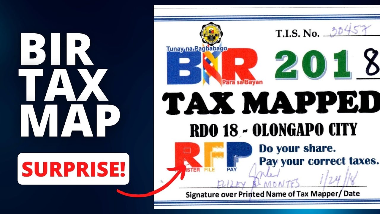 New BIR Tax Mapping SURPRISE YouTube