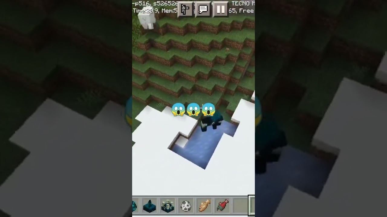 Real warden in Minecraft - YouTube