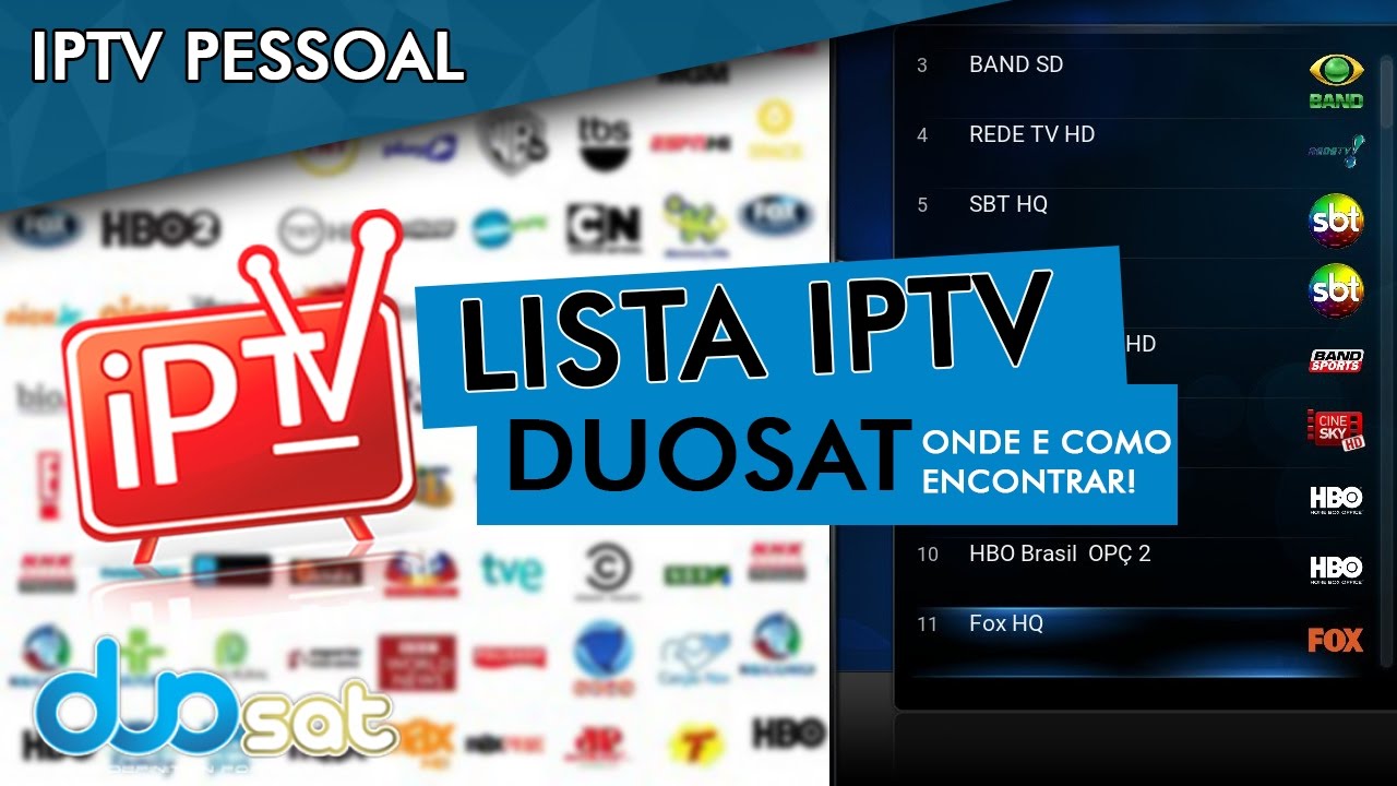 Lista IPTV Duosat - Onde encontrar ? - YouTube