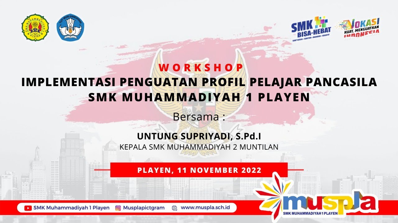 WORKSHOP || Implementasi Penguatan Pelajar Pancasila bersama Untung ...