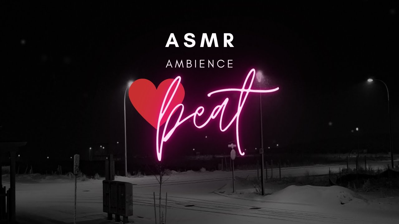 ASMR AMBIENCE White Noise w/Snow, Gas Line, Heart Beat for Anxiety ...