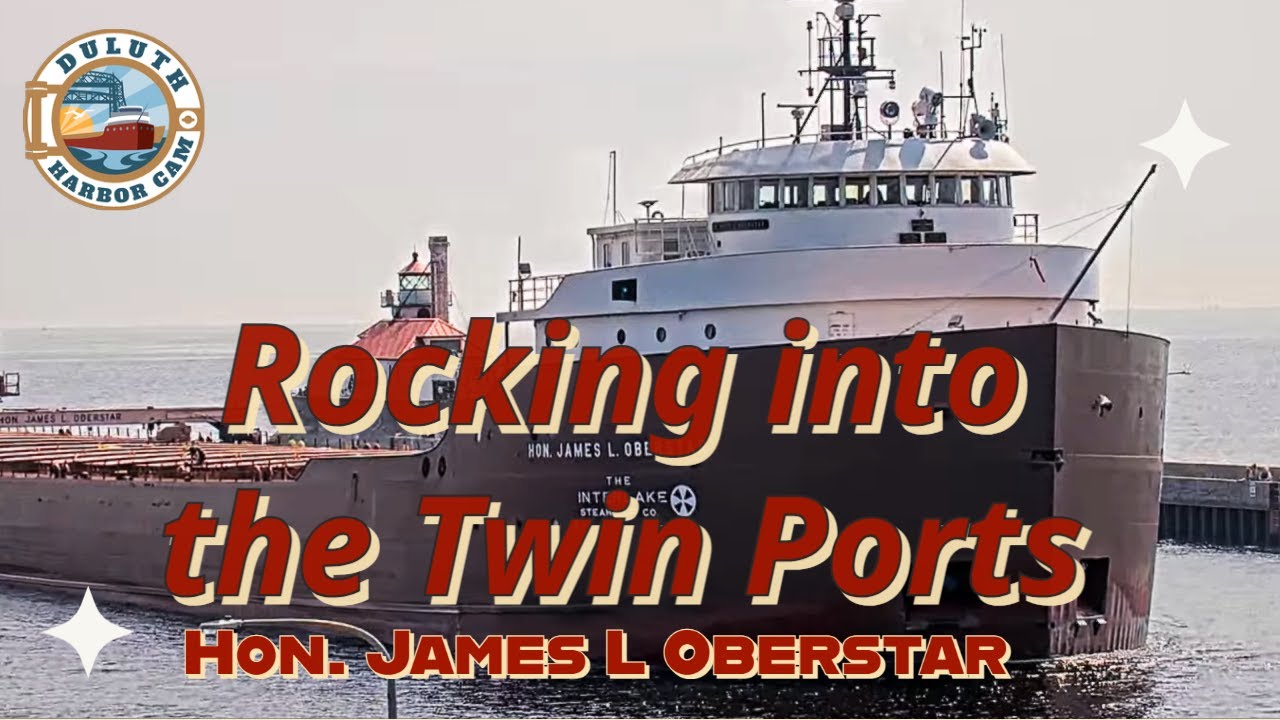 "Rock-ing into the Twin Ports" James L Oberstar arrived in Duluth 06/03 ...