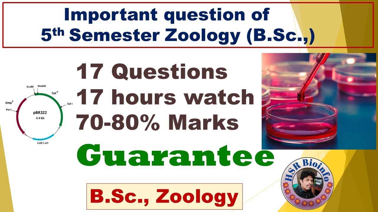 Important Questions Of 5th Semester Zoology BSc Degree Zoology important-questions-of-5th-semester-zoology-bsc-degree-zoology