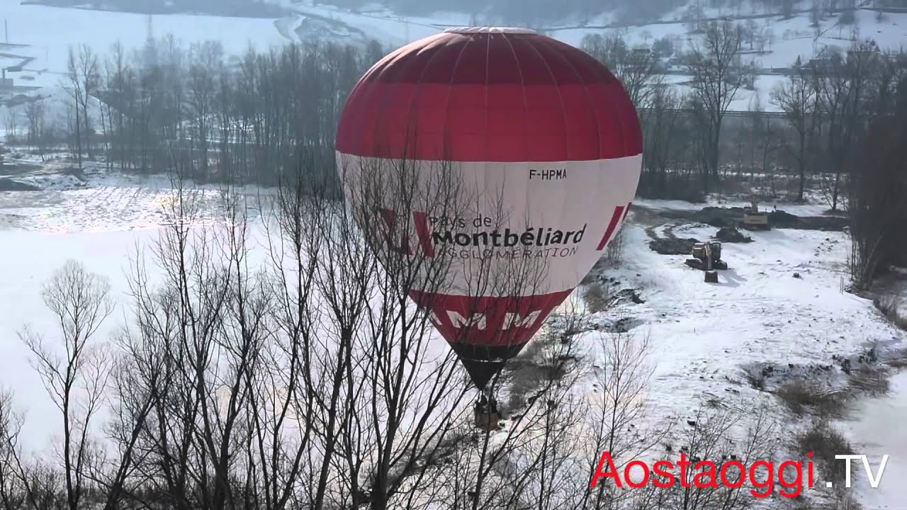 Full Hd Aosta Valle d'Aosta in volo su una Mongolfiera. Immagini uniche ...