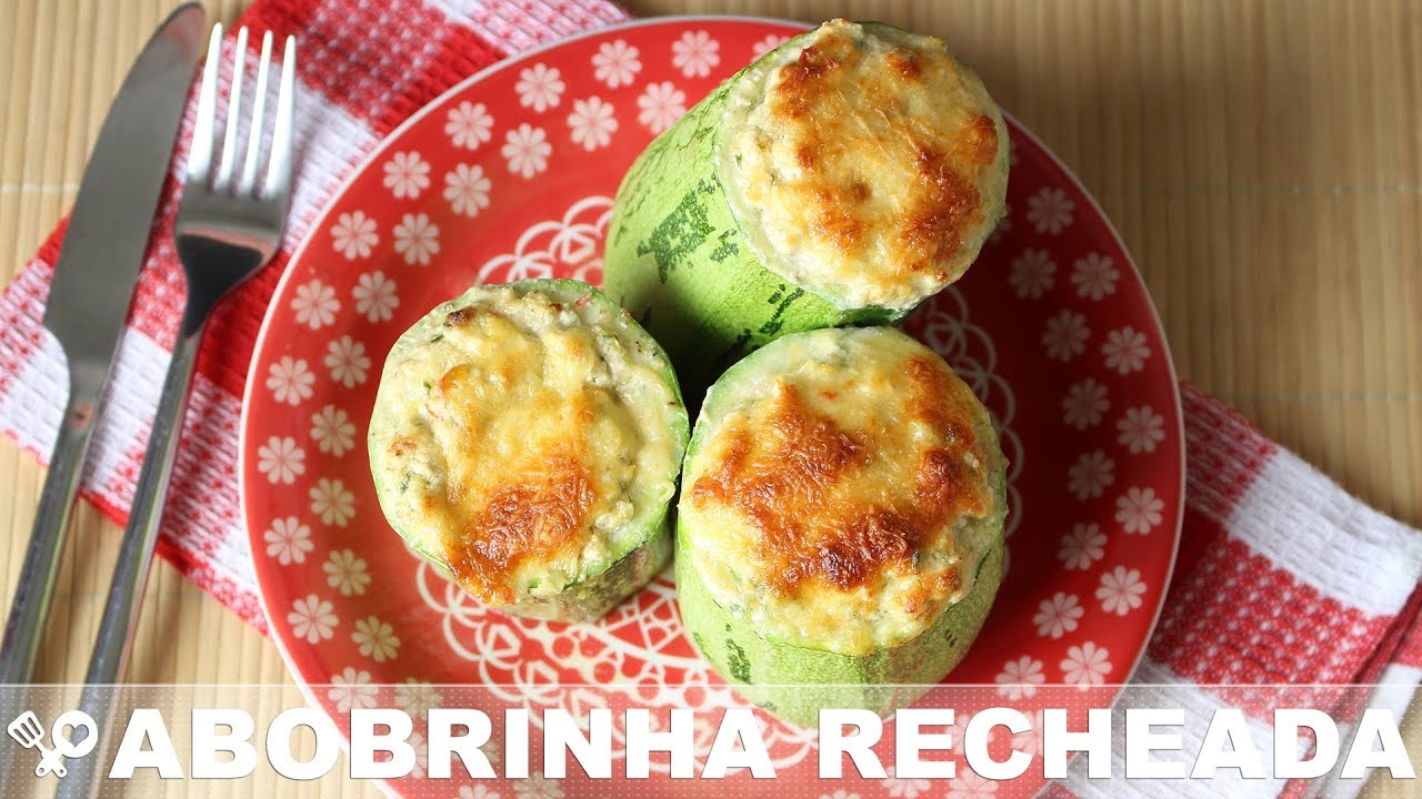Abobrinha Recheada Com Queijo Receita Sem Carne Receitas Mais FÁceis