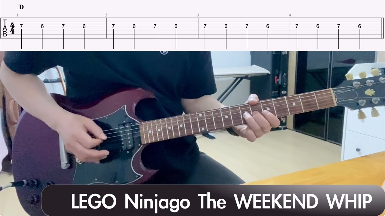 LEGO Ninjago 'The WEEKEND WHIP' / Guitar TAB - YouTube