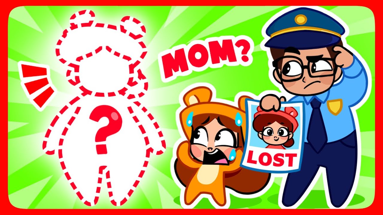Where is my mommy? 😭 I Lost My Mom 😭 Kids Cartoon - YouTube
