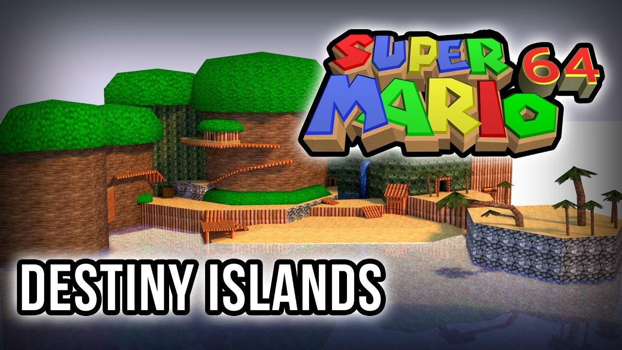 Destiny Islands in Super Mario 64 - YouTube