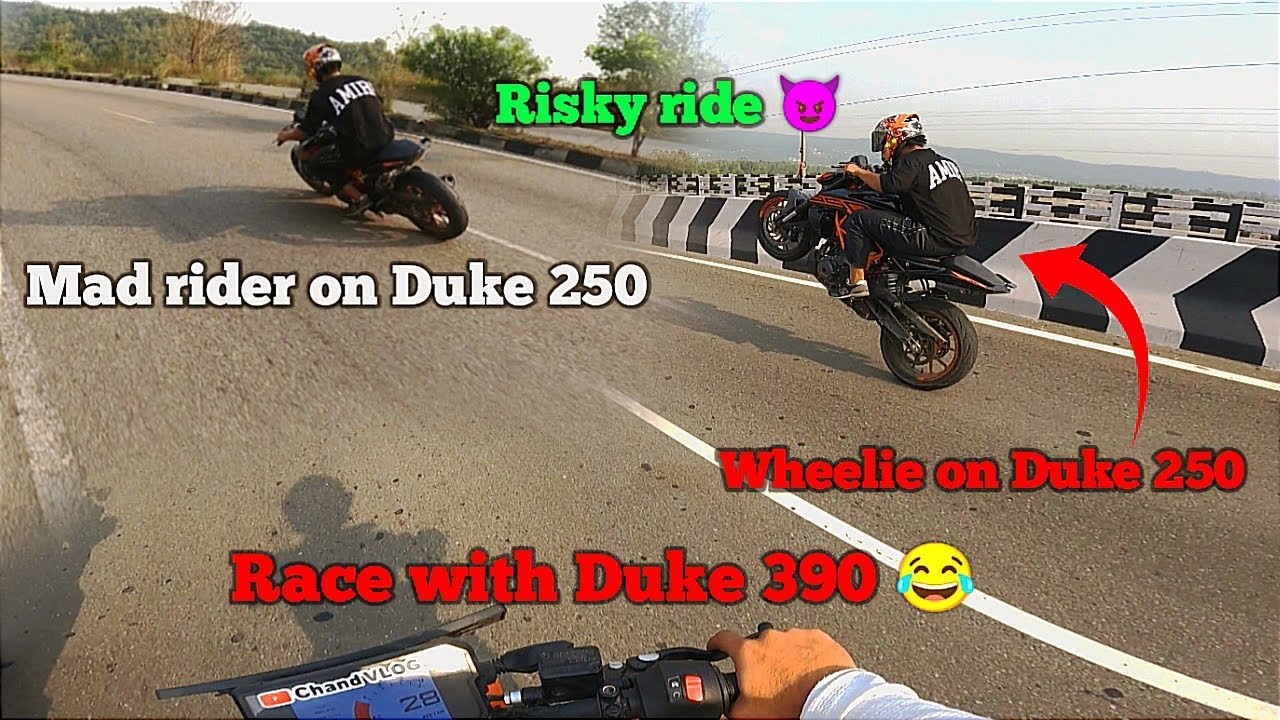 Hyper Ride With Duke 250🥵🔥 || Race With Duke 390😂😡 || Risky Ride - YouTube