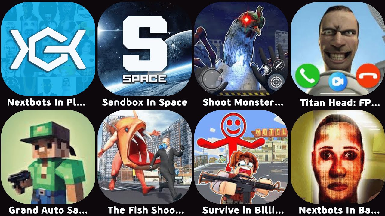 Nextbots In Playground Mod,Sandbox In Space,Nextbots In Backrooms,The ...