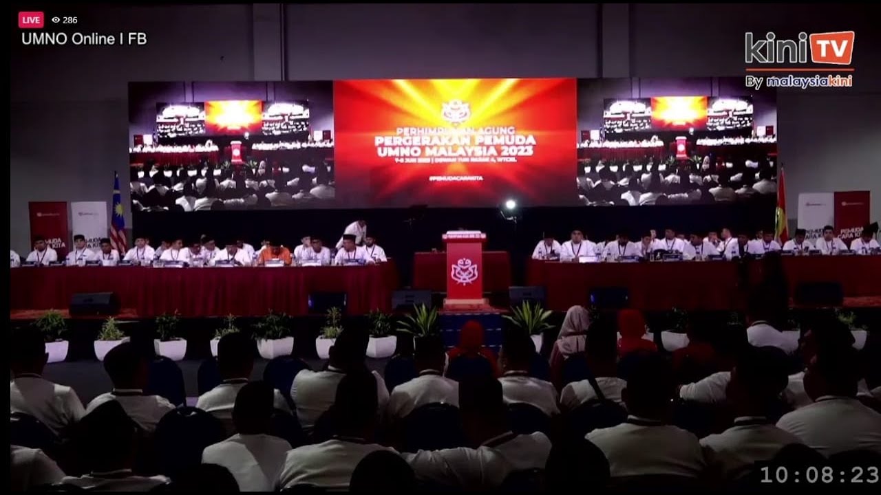 LIVE: Perhimpunan Agung Pemuda Umno 2023 - YouTube
