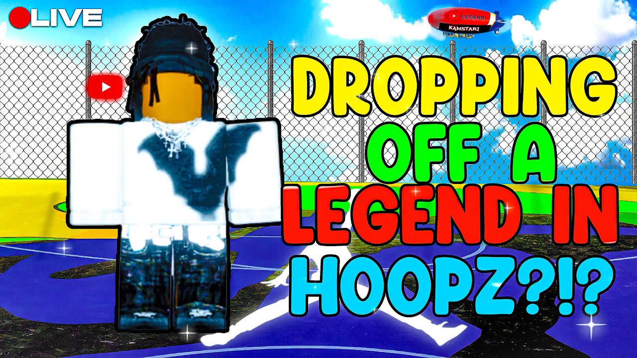 DROPPING OFF A LEGEND IN HOOPZ?!? (ROBLOX BASKETBALL🏀) + NEW UPDATE ...