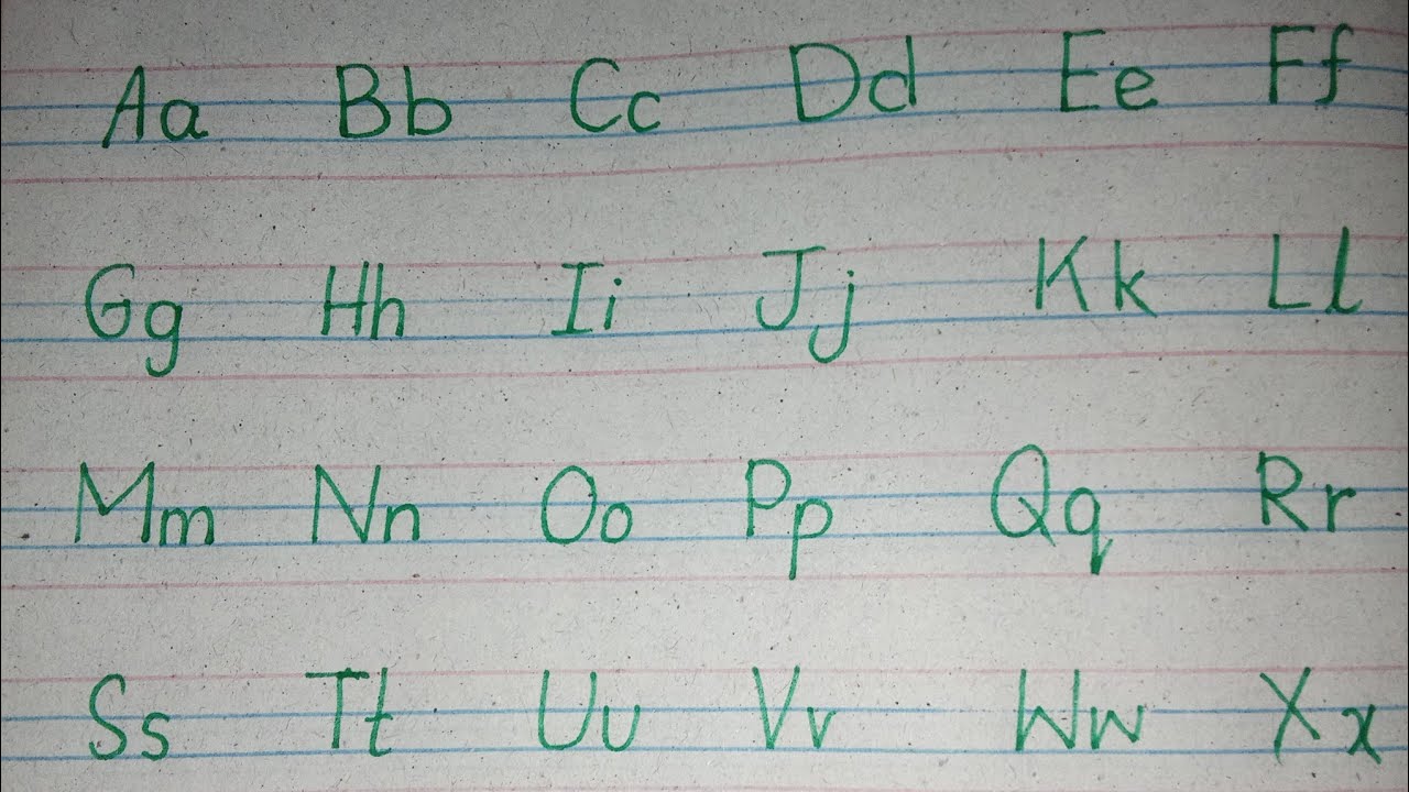 Capital and small letters - YouTube