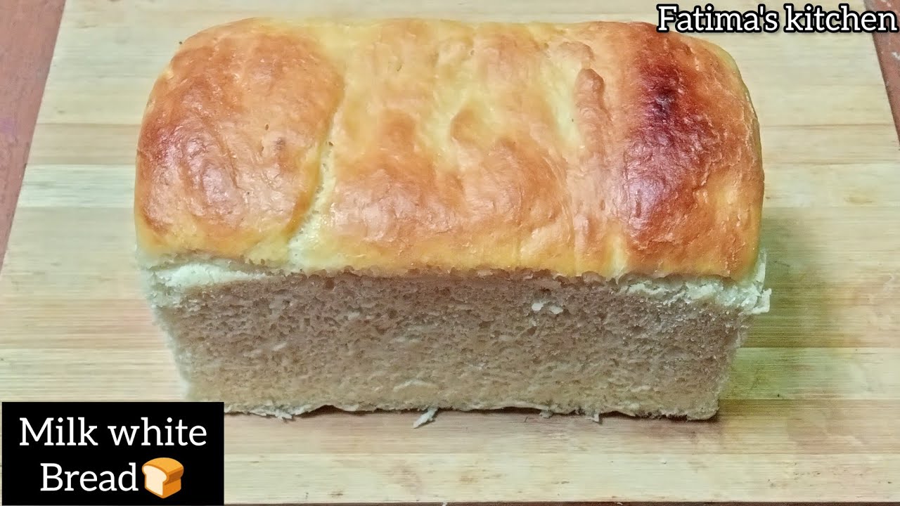 Eggless Homemade Milky white bread🍞 recipe/ How To make cotton soft ...