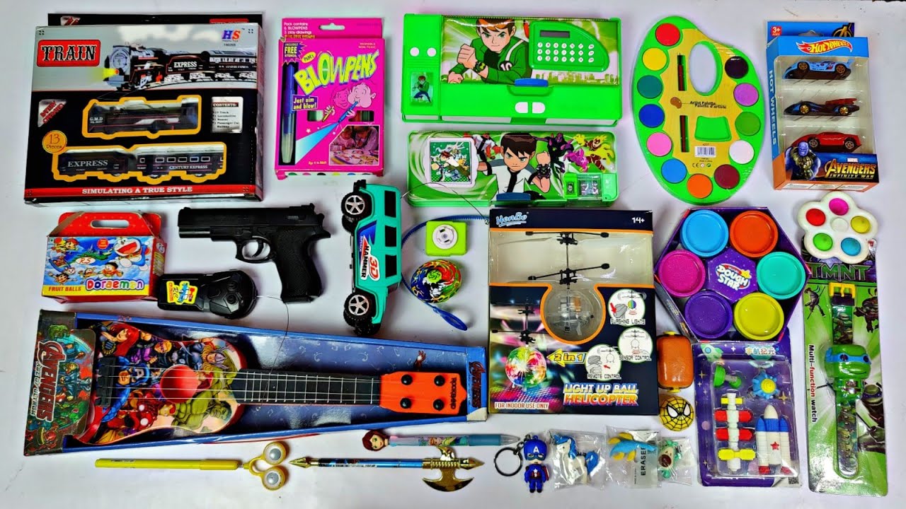 Ultimate Collection of Toys😱500 rs Helicopter, Real Train, Gun, RC Car ...