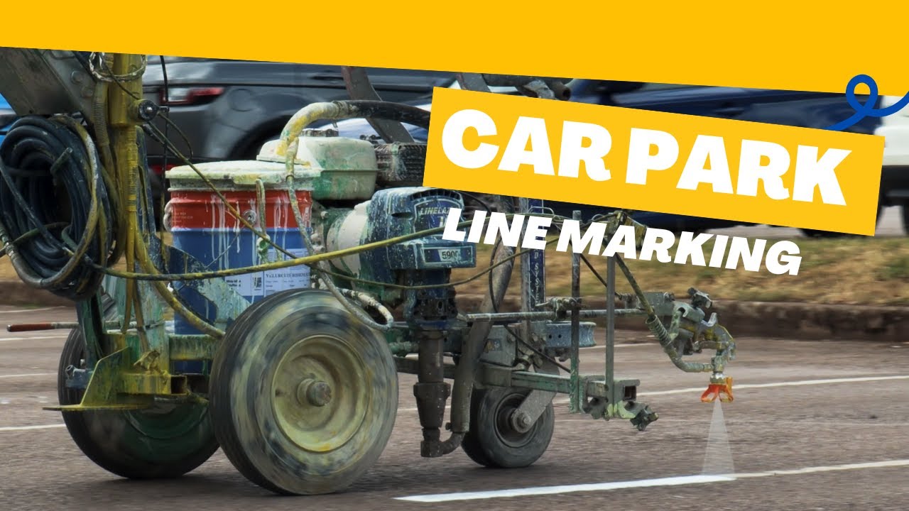 Line-Marking a Car Park - YouTube