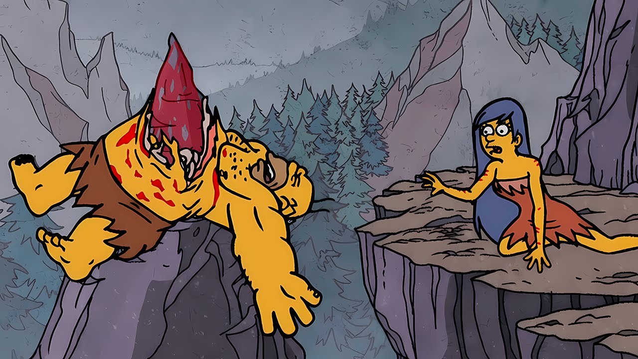 SIMPSONS PRIMAL DA ÉPOCA DAS CAVERNAS | OS SIMPSONS - YouTube