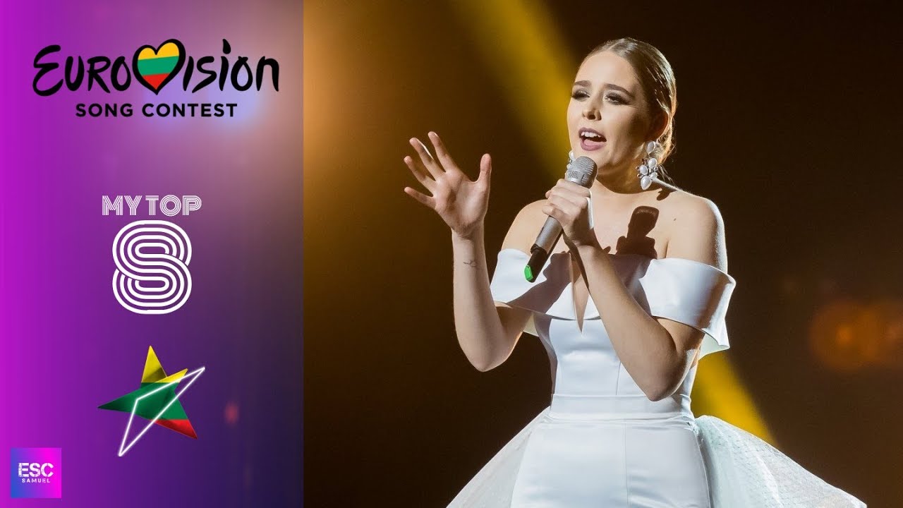 My Top 8| Lithuania Eurovision 2019 (Eurovizijos Grand Final) - YouTube