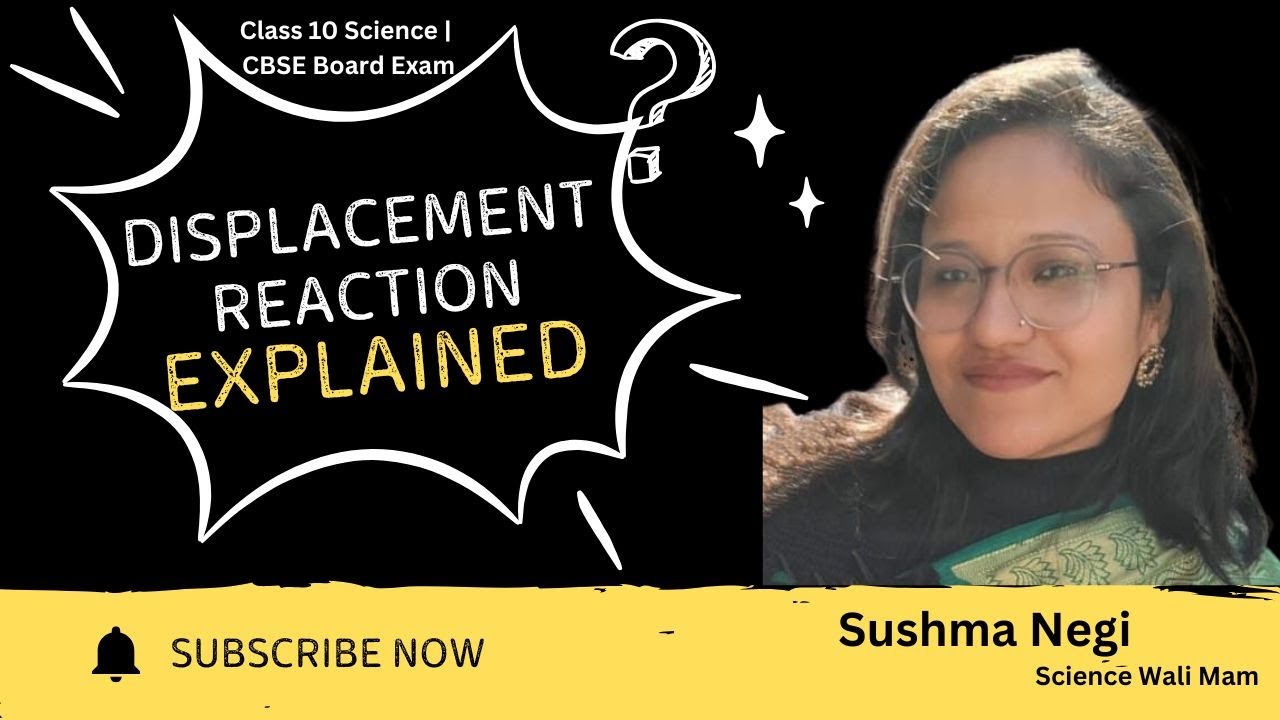 ⚡ Displacement Reaction Explained | Class 10 Science | CBSE Board Exam - YouTube