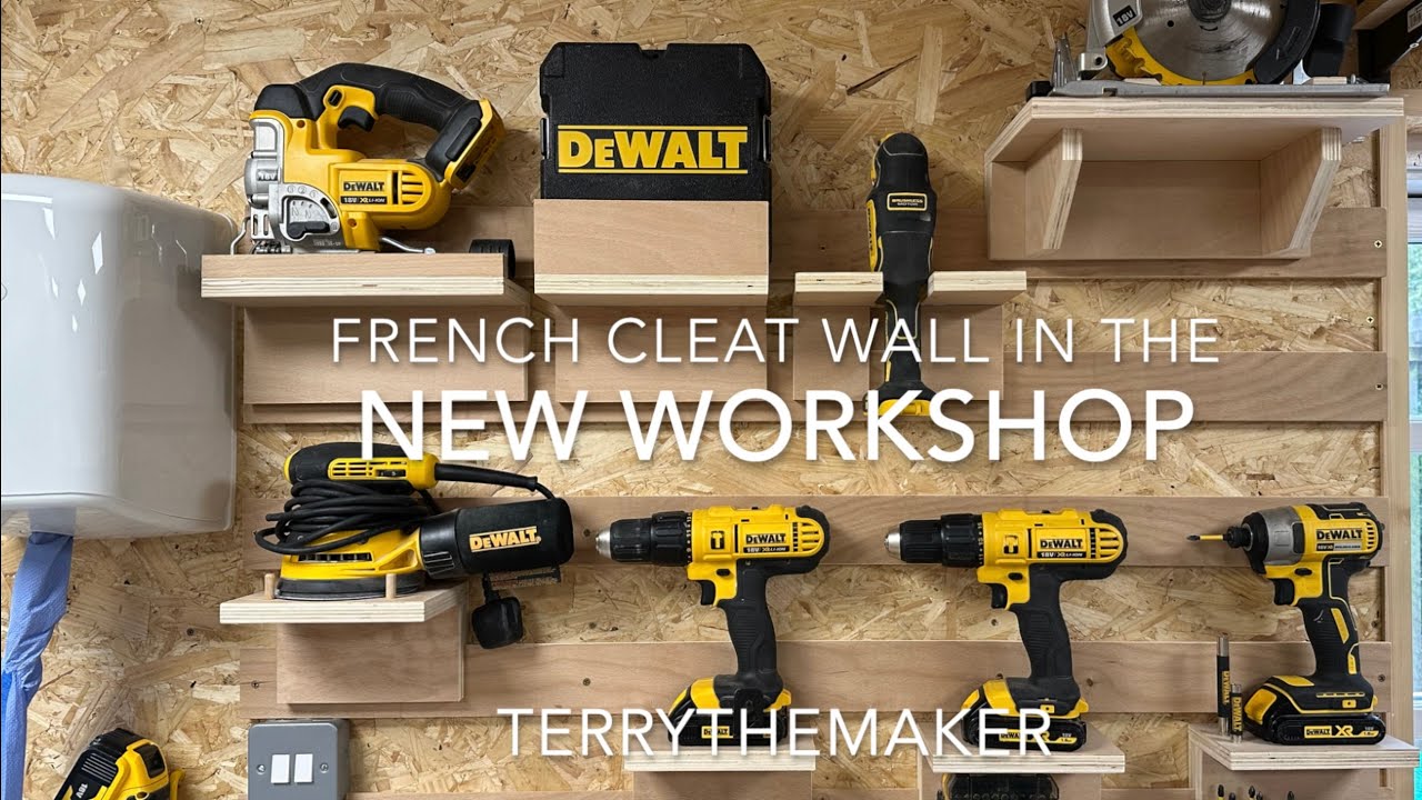 French Cleat Wall in the New Workshop HD 1080p - YouTube