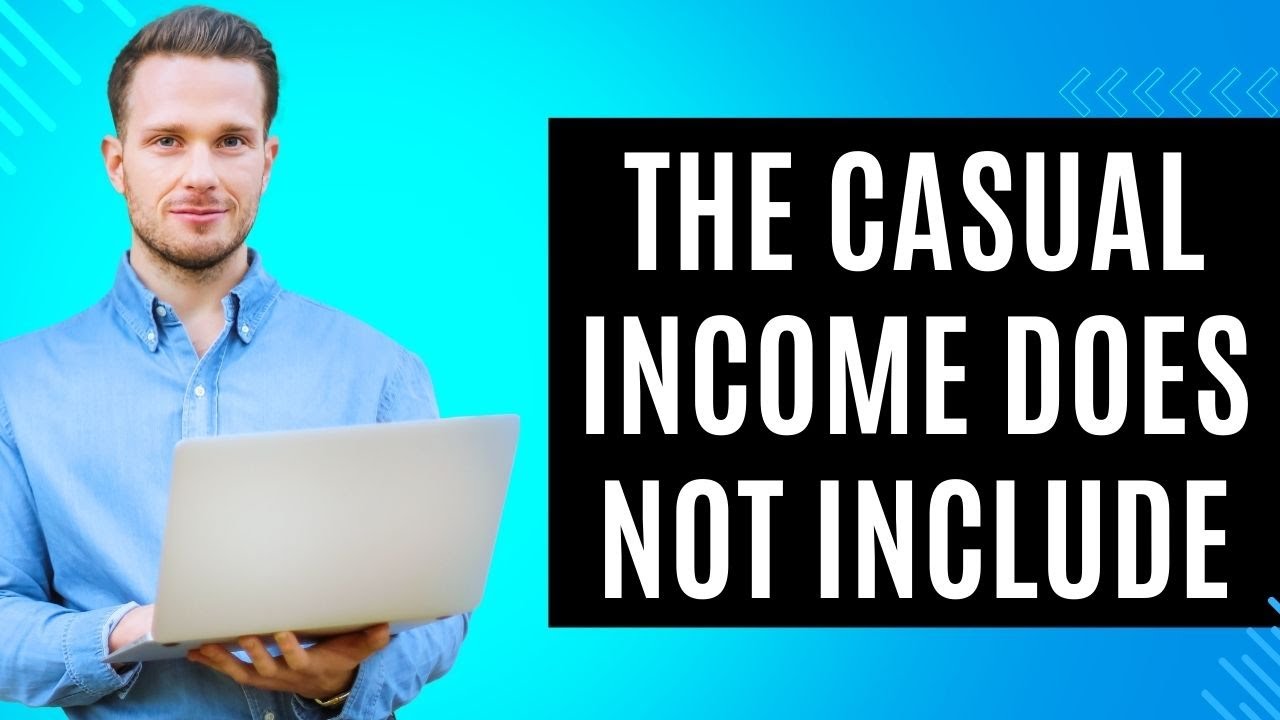 The casual income does not include | Credence Corporate Solutions - YouTube