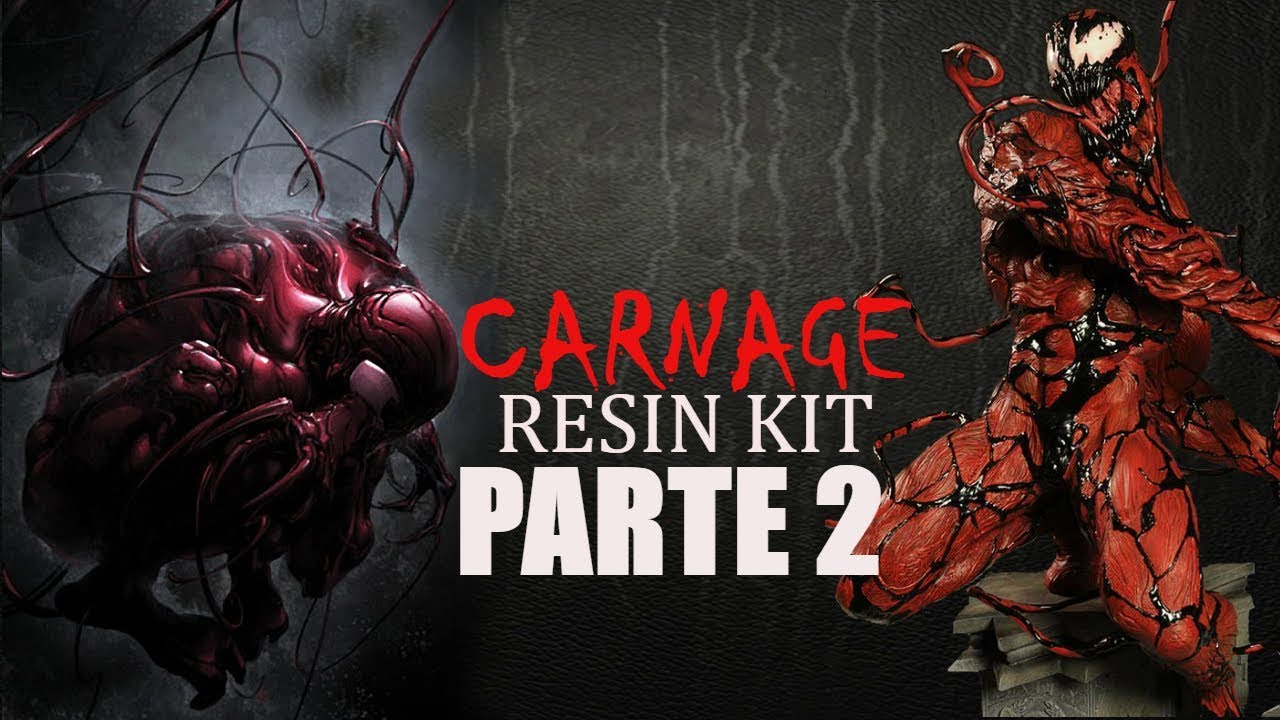 Carnage Resin Kit painting 2 - YouTube