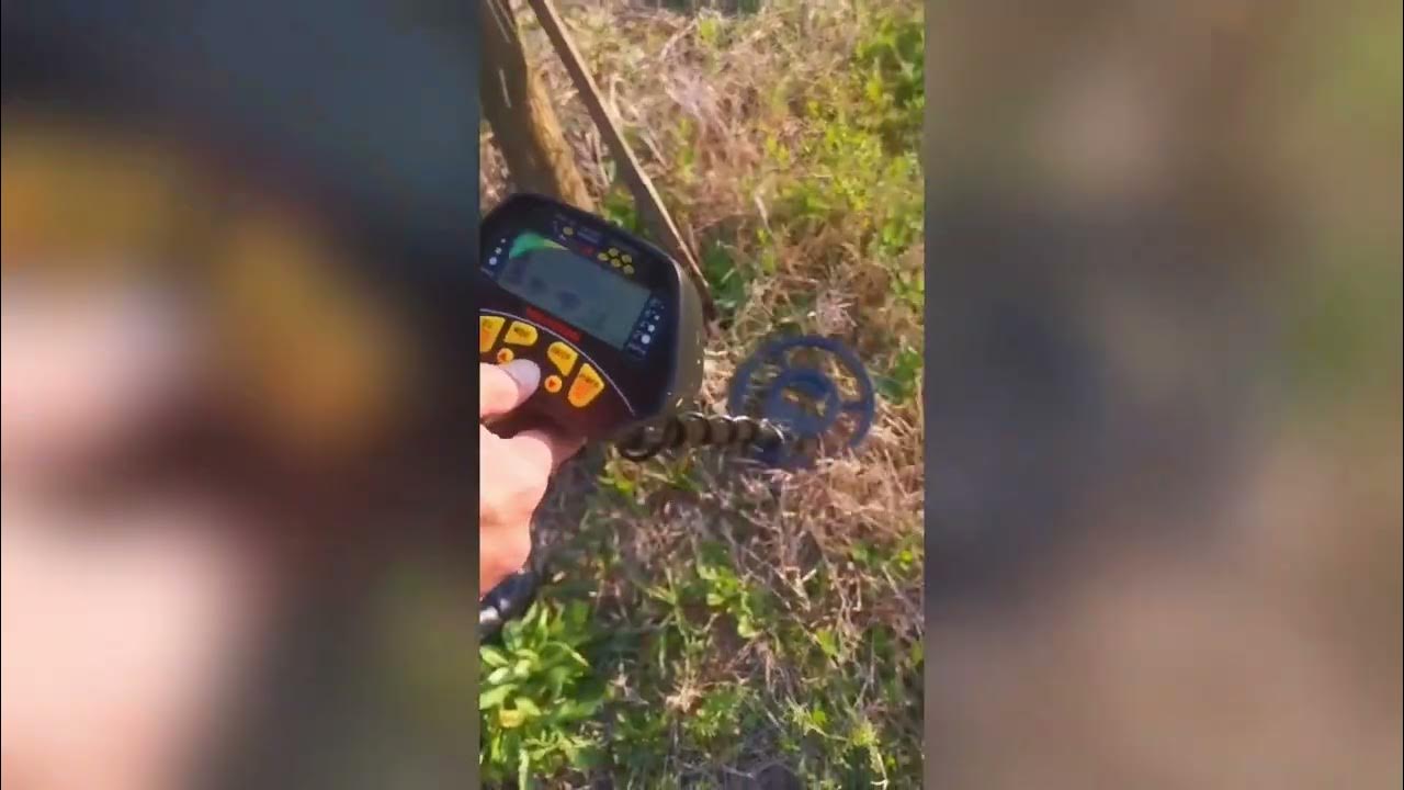 Inexpensive metal detector MD-3028 with built-in pinpointer - YouTube