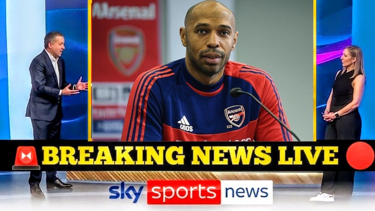 THIERRY HENRY ATTENDS FIRST PRESS CONFERENCE AS ARSENAL'S NEW ASSISTANT ...
