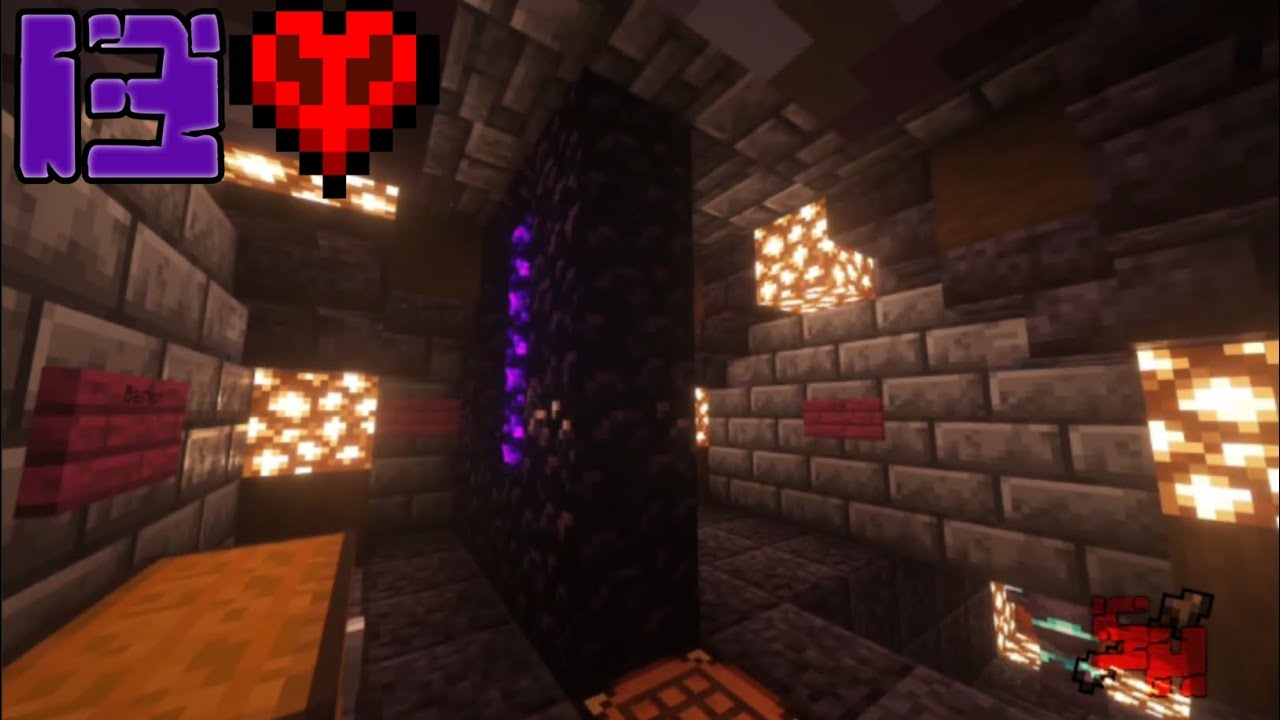 I build a nether hub & underground base... - YouTube