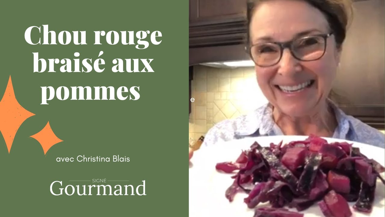 RECETTE DE CHOU ROUGE BRAISÉ AUX POMMES - YouTube