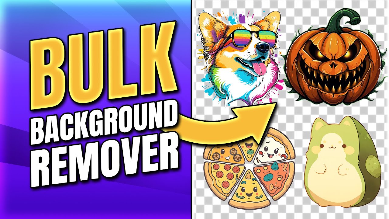 How to Remove The Background of Ai Art in BULK w/ MyDesigns - YouTube