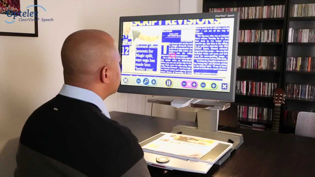 (Promo) NEW Optelec ClearView+ Speech - Full Page OCR & Intuitive ...