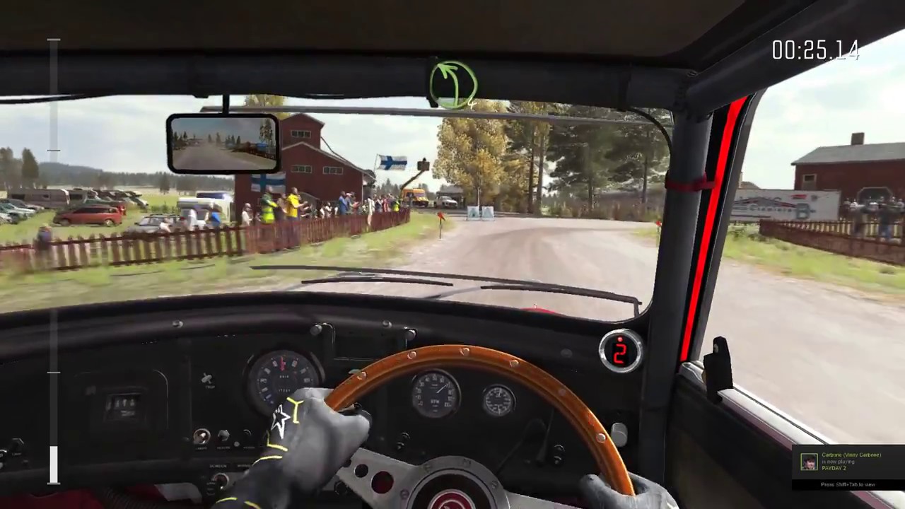 DiRT Rally - My first ever First Place (on easy) - YouTube