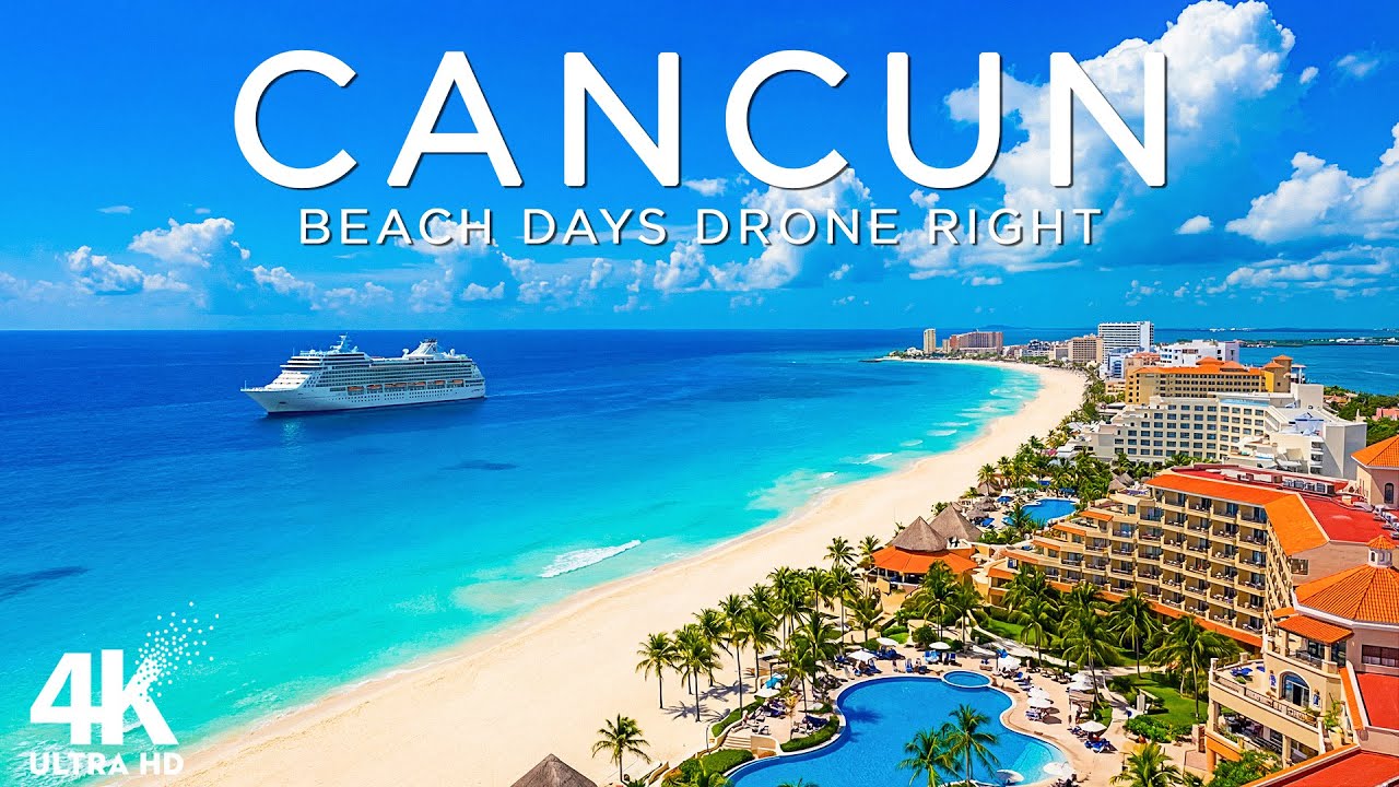 Cancun 4K Drone Footage | Mexico’s Tropical Paradise & Crystal Clear ...