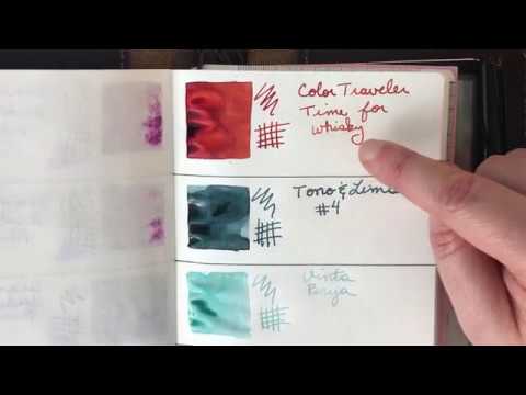 New Fountain Pen Ink Unboxing and Swatching - YouTube