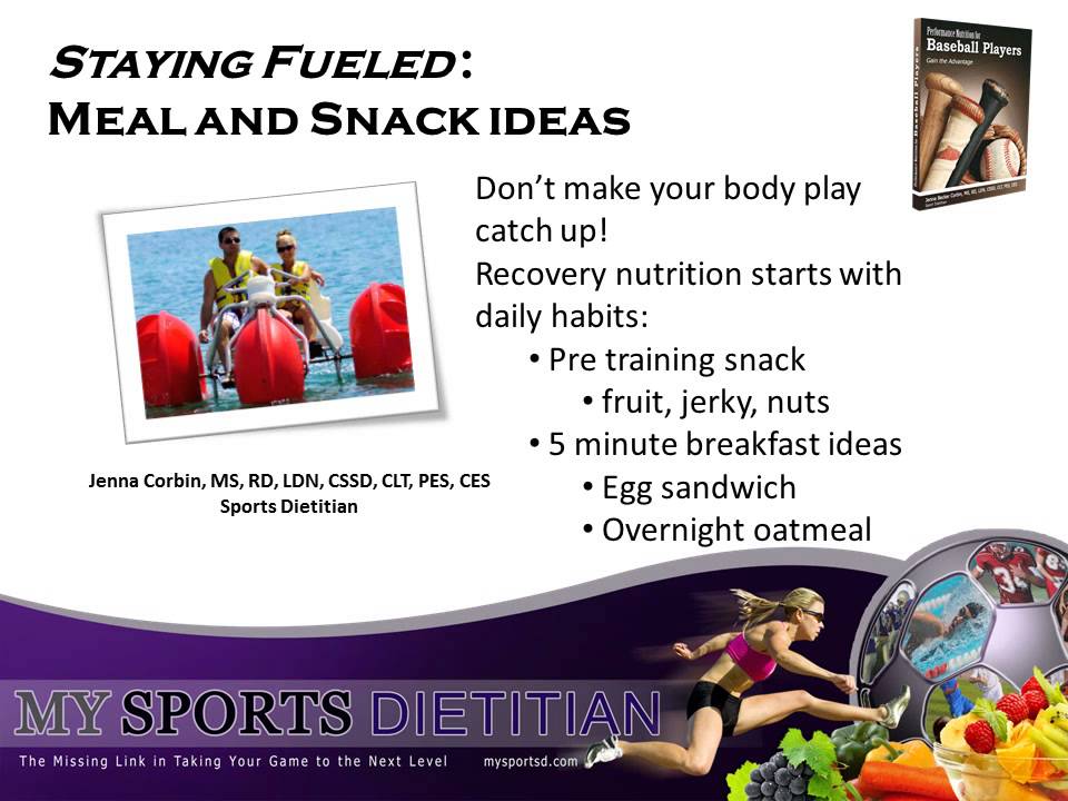 Meal and Snack Ideas for Baseball Players - YouTube