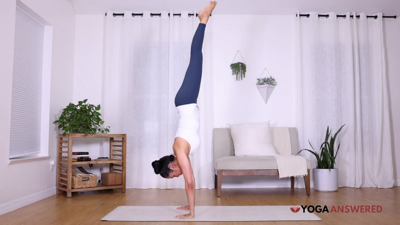 How to Do Handstand Pose in Yoga - YouTube