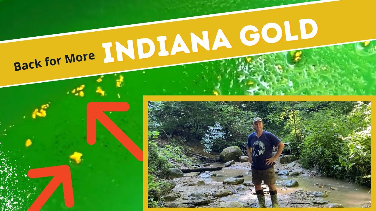 Back for more INDIANA GOLD with a homemade highbanker! - YouTube
