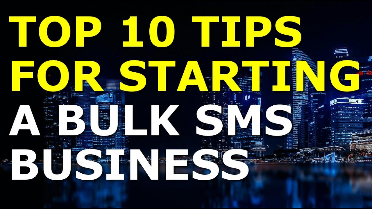 Starting a Bulk SMS Business Tips | Free Bulk SMS Business Plan ...