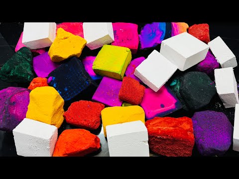 For 57k Family 🥰 Multicolor Dual Tone Melting 🌈 Juicy Rainbow Dyed Chalk ASMR Crush 