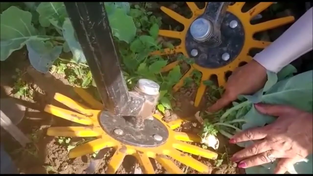 Finger Weeder de K.U.L.T. Tecnologia alemana para cultivos - YouTube